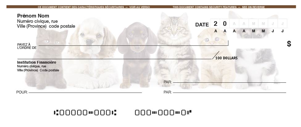 Specimen De Cheque Desjardins
