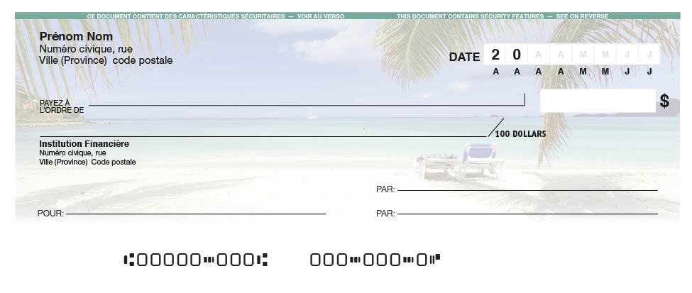 Specimen De Cheque Desjardins