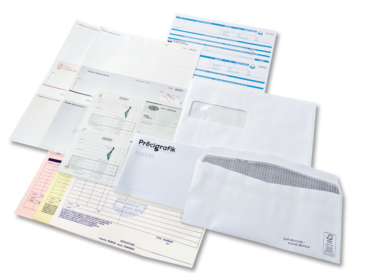 Chèques sécuritaires et autres Imprimés Transactionnels